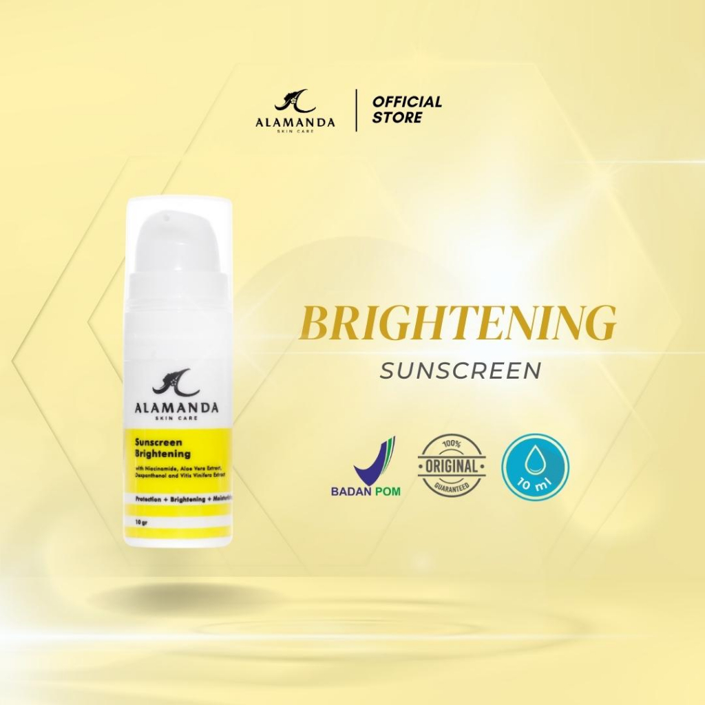 Jual Alamanda Skincare Brightening Sunscreen | Shopee Indonesia