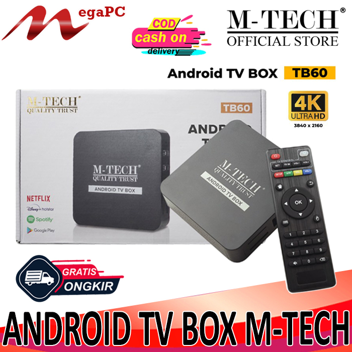 Jual ANDROID TV BOX STB M-TECH / 4K Smart Tv / Tv Box M-Tech | Shopee ...