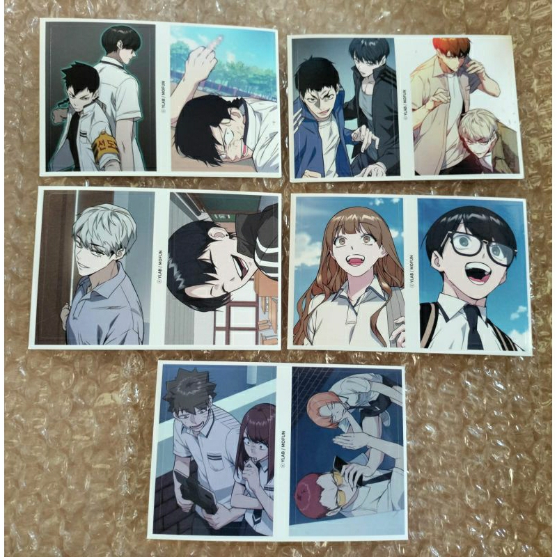 Jual Sticker study group webtoon manhwa ylab / mofun official merch ...