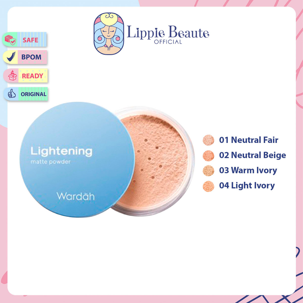 Jual WARDAH - Lightening Matte Powder 20 g | Shopee Indonesia