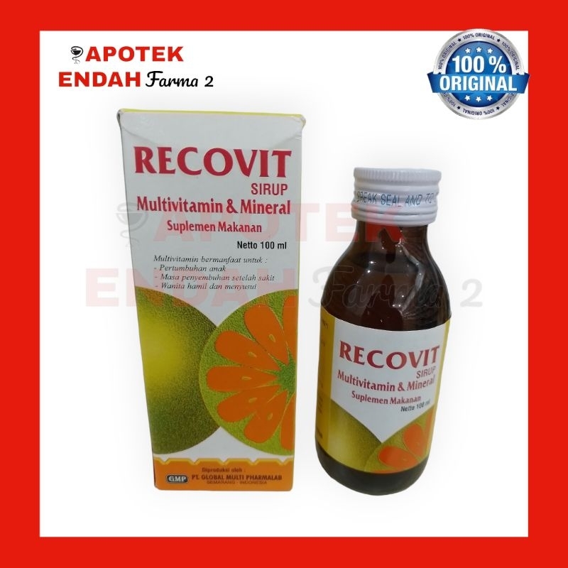 Jual RECOVIT SIRUP 100ML vitamin anak | Shopee Indonesia