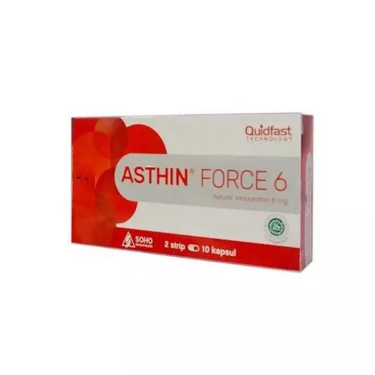 Jual ASTHIN FORCE 6 MG 10 CAPSUL ANTIOKSIDAN ALAMI MENJAGA KESEHATAN ...