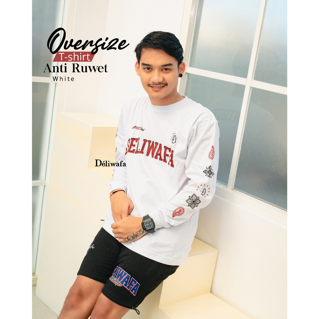 Jual Original Deliwafa - Unisex Long Sleeved T-shirt Deliwafa Anti ...