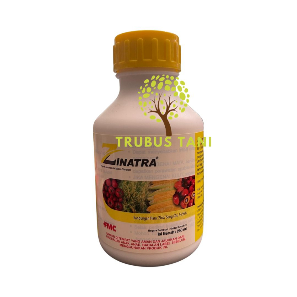 Jual PUPUK ANORGANIK ZINATRA 250 ML FMC Pupuk Anorganik Mikro Tunggal ...