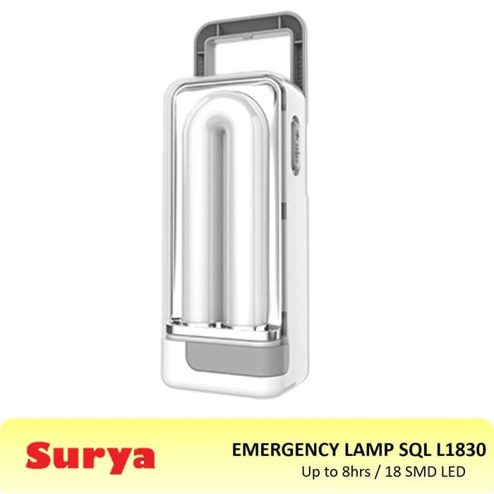 Jual Lampu Emergency Portable SQL L1830 18 SMD LED Rechargeable TAHAN ...