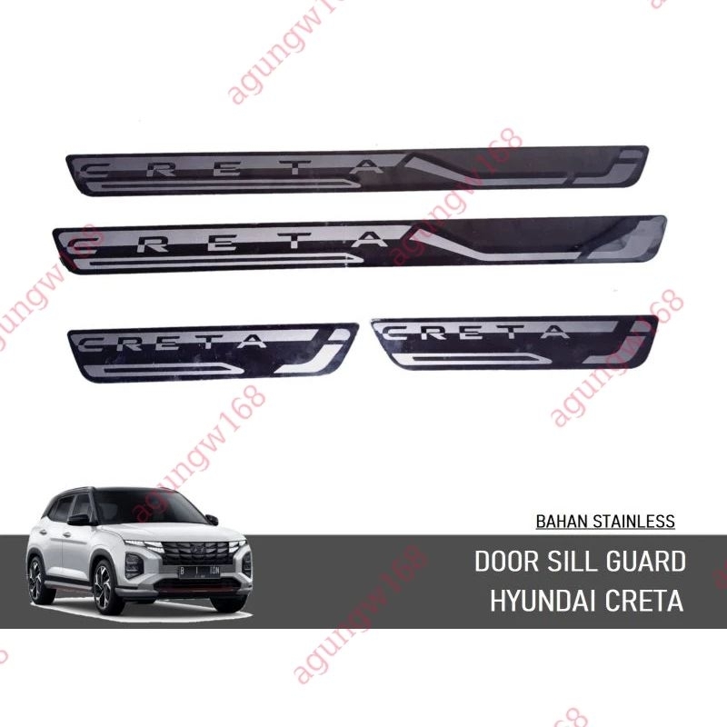 Jual Door Sill Guard Accesories Hyundai Creta all tipe | Shopee Indonesia