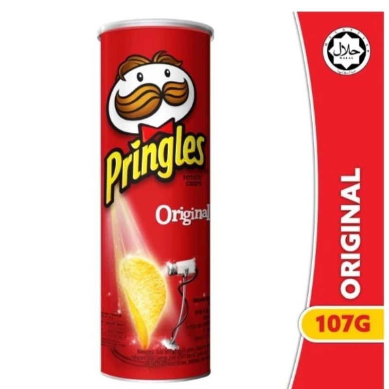 Jual PRINGLES Snack Kentang 107 gr Original | Shopee Indonesia