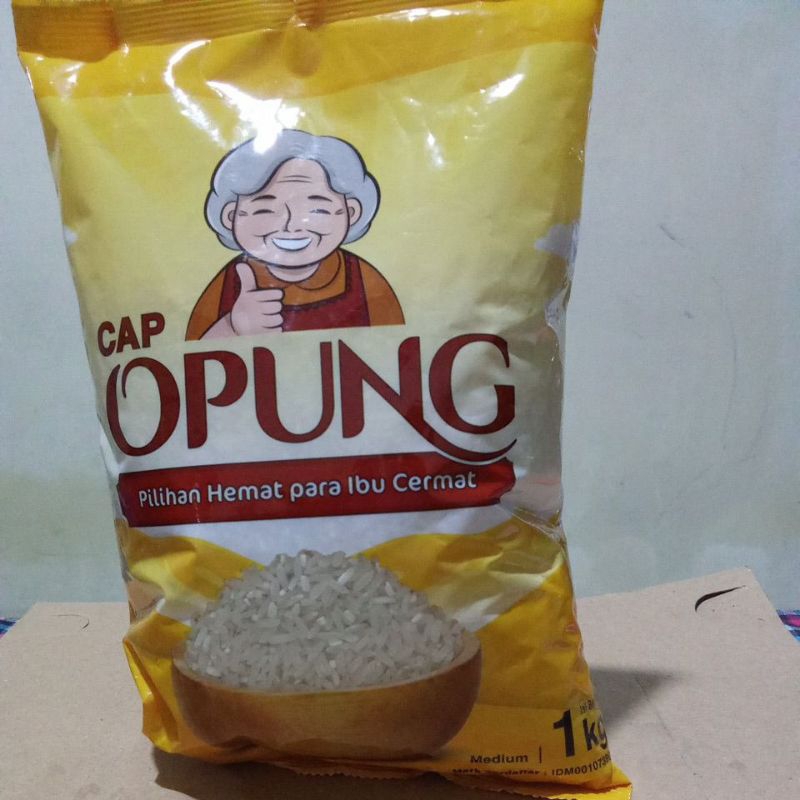 Jual Beras 1 Kg Cap Opung | Shopee Indonesia