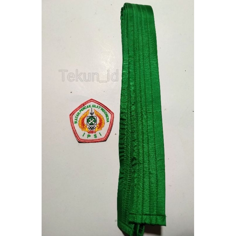 Jual sabuk pencak silat sabuk siswa putih hijau | Shopee Indonesia