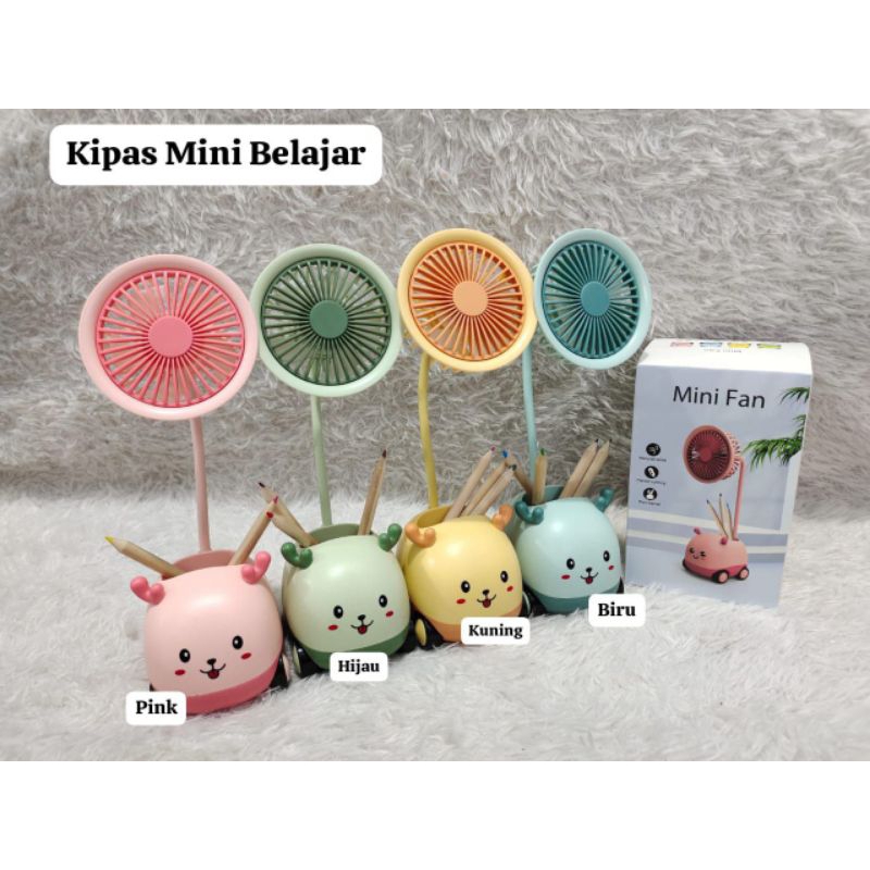 Jual Kipas Mini Belajar Mini Fan Kipas Angin Meja Kipas Angin Mini ...