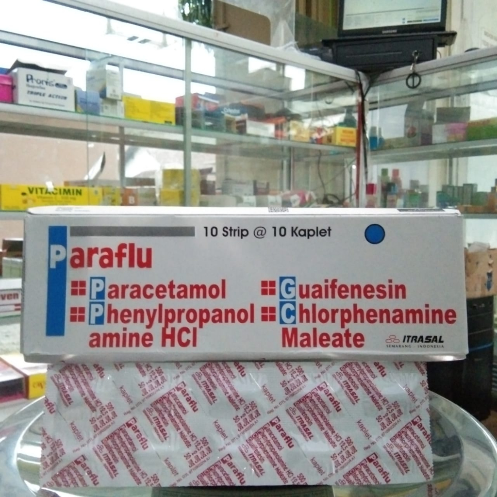Jual PARAFLU TAB STRIP 10 TABLET | Shopee Indonesia