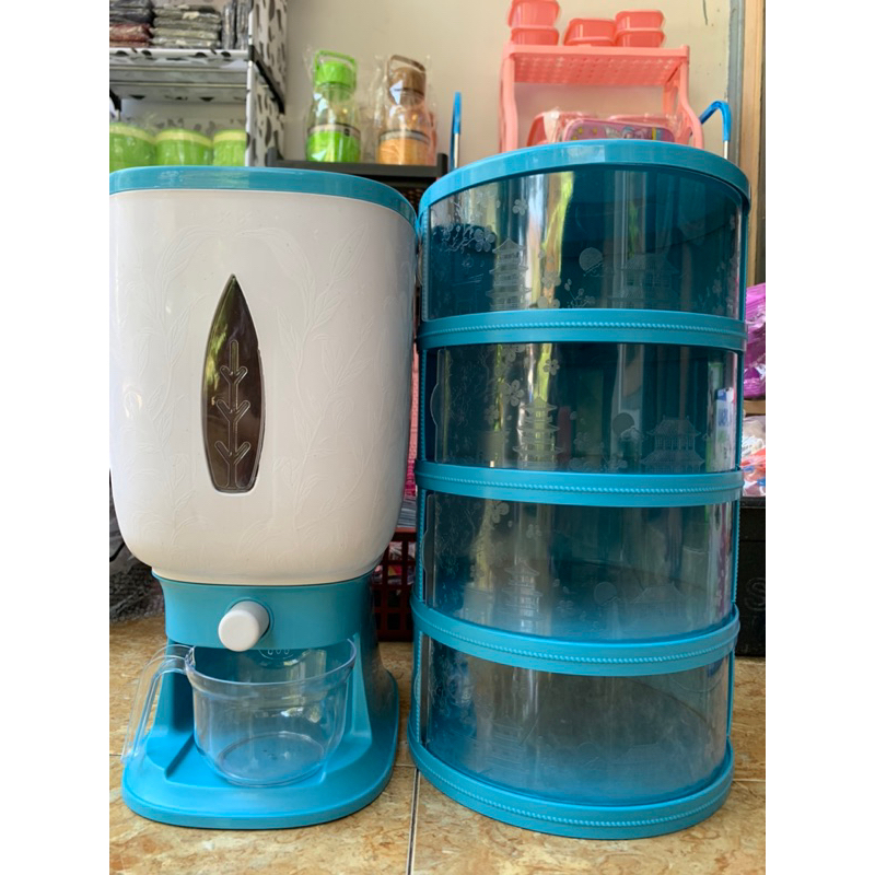 Jual (Ready) Paket Combo Hemat Tudung Saji dan Dispenser Beras 10 kg ... Jual (Ready) Paket Combo Hemat Tudung Saji dan Dispenser Beras 10 kg ...