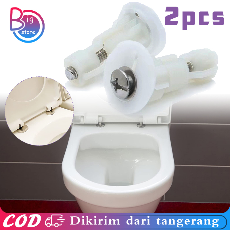 Jual 2pcs/Set Baut Tutup Kloset Duduk Baut Tutup Closet Baut Engsel ...