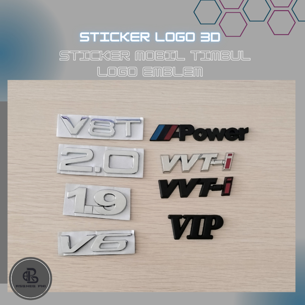 Jual LOGO EMBLEM MOBIL STICKER LOGO 3D STICKER MOBIL TIMBUL | Shopee ...
