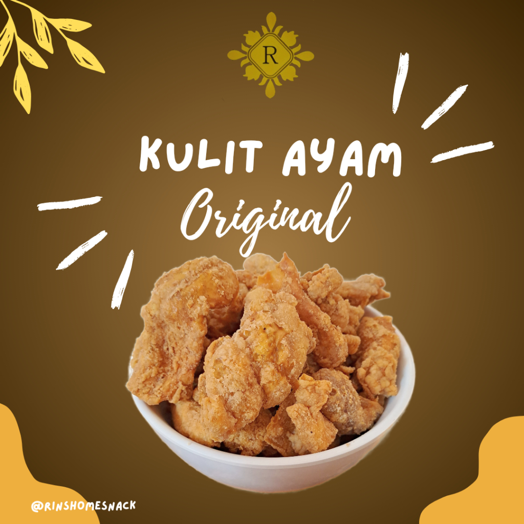 Jual Kripik Kulit Ayam original 500 GR | Shopee Indonesia