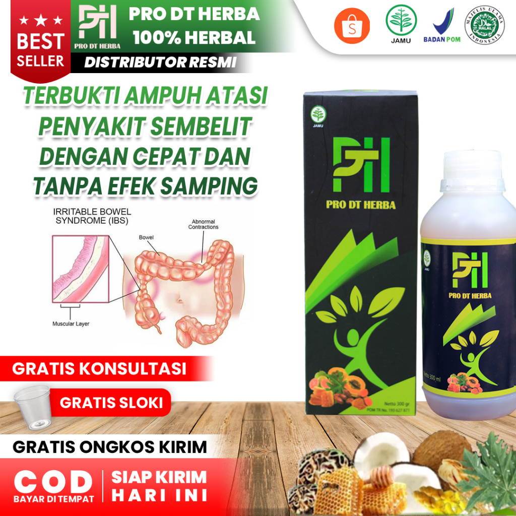 Jual Obat Sembelit Dewasa Paling Ampuh Pro Dt Herba Isi 300ML | Shopee ...
