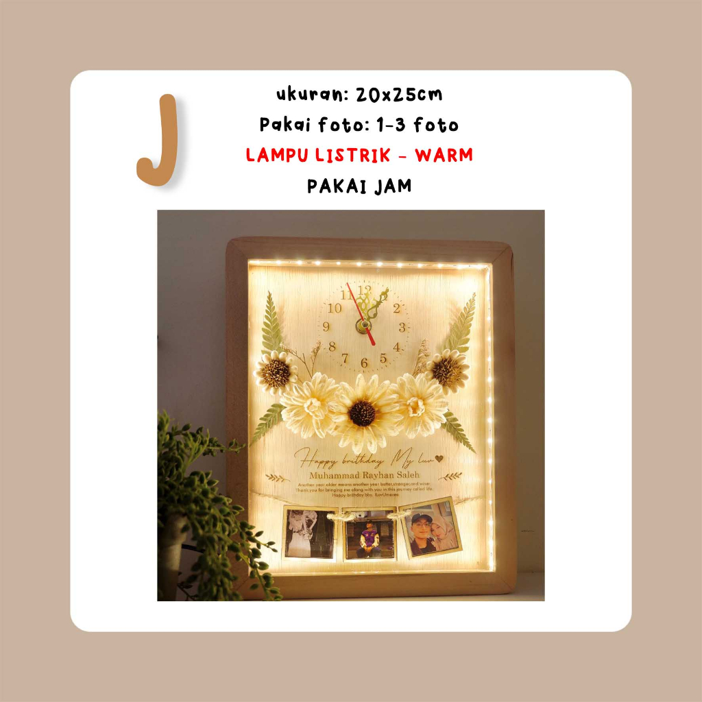 Jual kenang Kenangan untuk Perpisahan Sekolah Guru Kantor Kado Papan Figura Bunga Kado Ulang ...