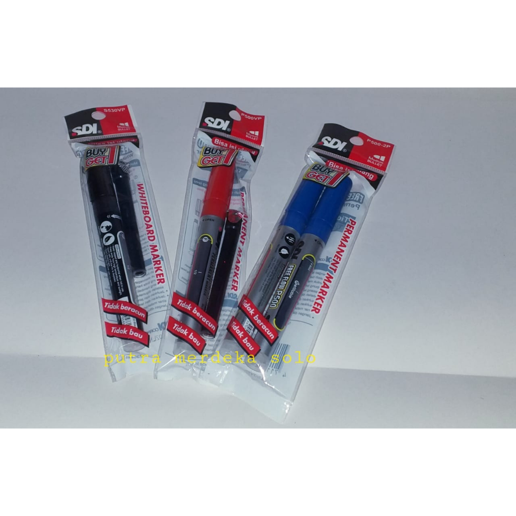 Jual Spidol Permanent Marker SDI , Spidol Whiteboard Marker SDI ...
