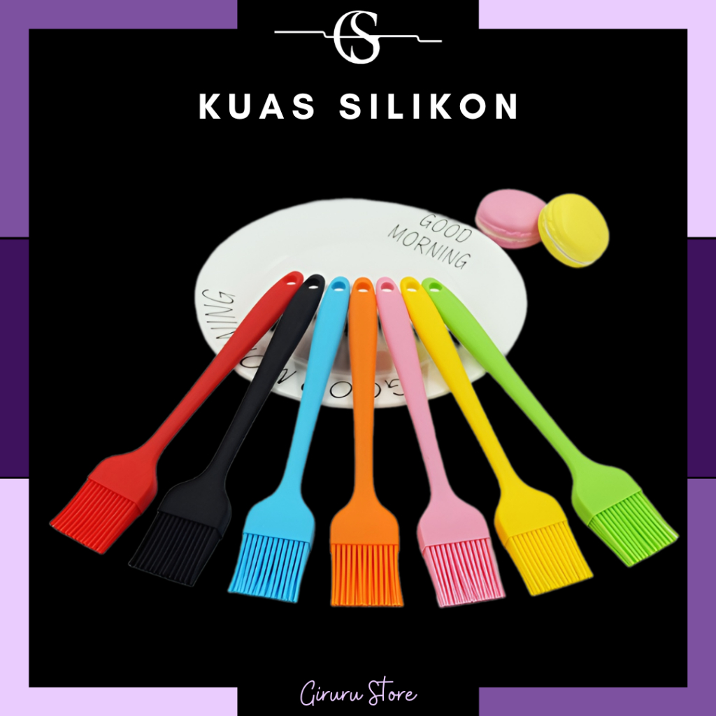 Jual Kuas Silikon Mentega Kuas Kue Roti Kuas Full Silikon / Kuas Silicone Kuas Oles Minyak ...