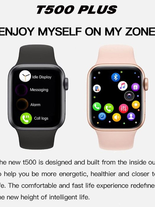 Jual Jam Tangan Smartwatch T500 Plus Smart Watch T500+ Hiwatch ...