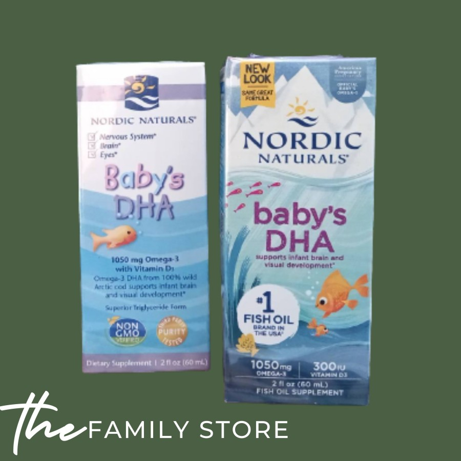 Jual Nordic Baby DHA 1050mg Omega 3 with Vitamin D3 60ml / Baby's Dha ...