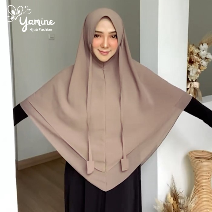 Jual Hijab Khimar Syari Bergo Tali CERUTY BABYDOLL 2 LAYER Jilbab Jibab Jilbap Hijab Hijap ...