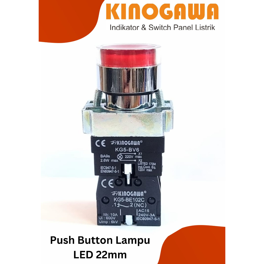 Jual Push Button Lampu LED 22mm 220v Merah - Tombol OFF Merah lampu LED ... Jual Push Button Lampu LED 22mm 220v Merah - Tombol OFF Merah lampu LED ...