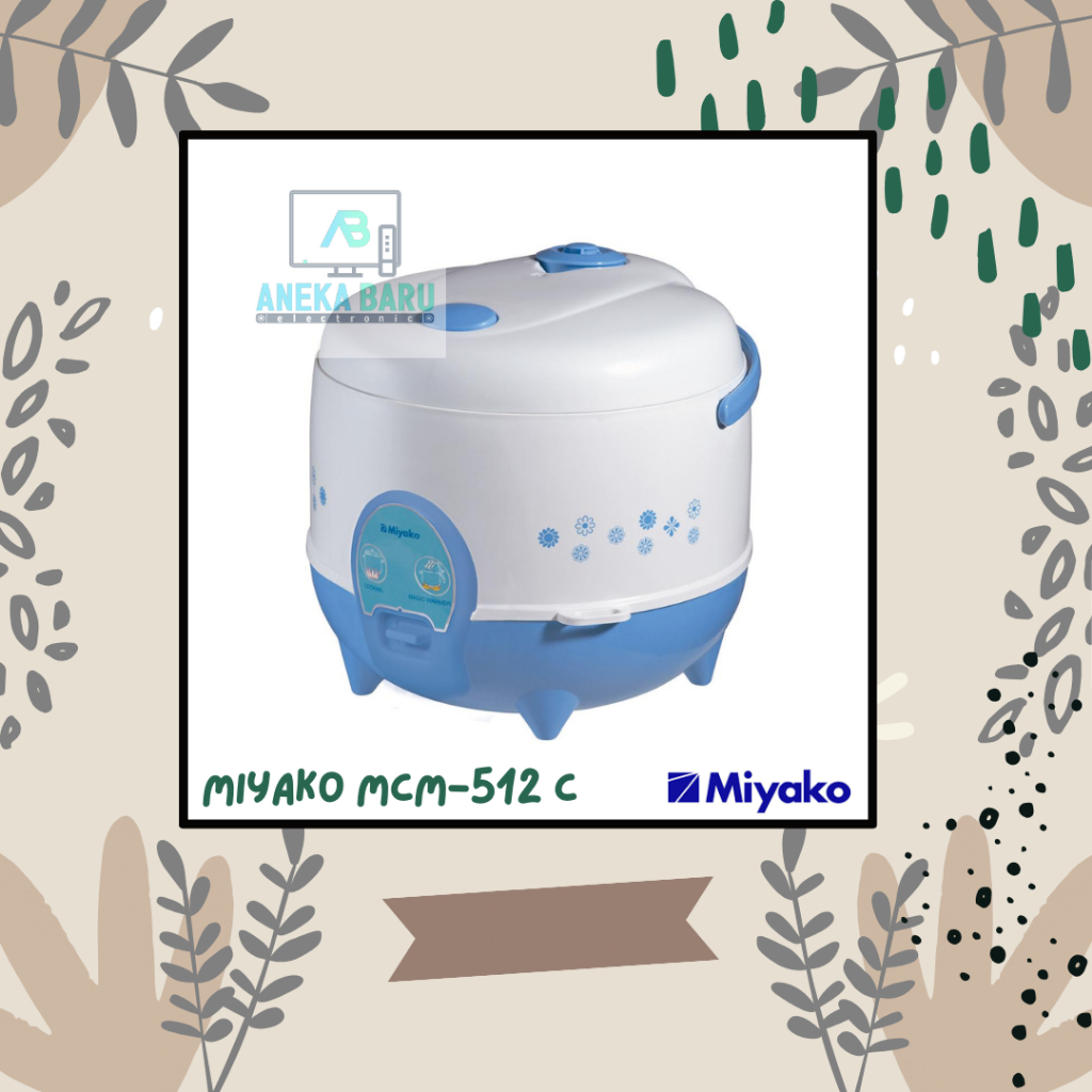 Jual [READY & COD] Miyako Rice Cooker 3in1 Kecil MCM-512C / MCM512C ...
