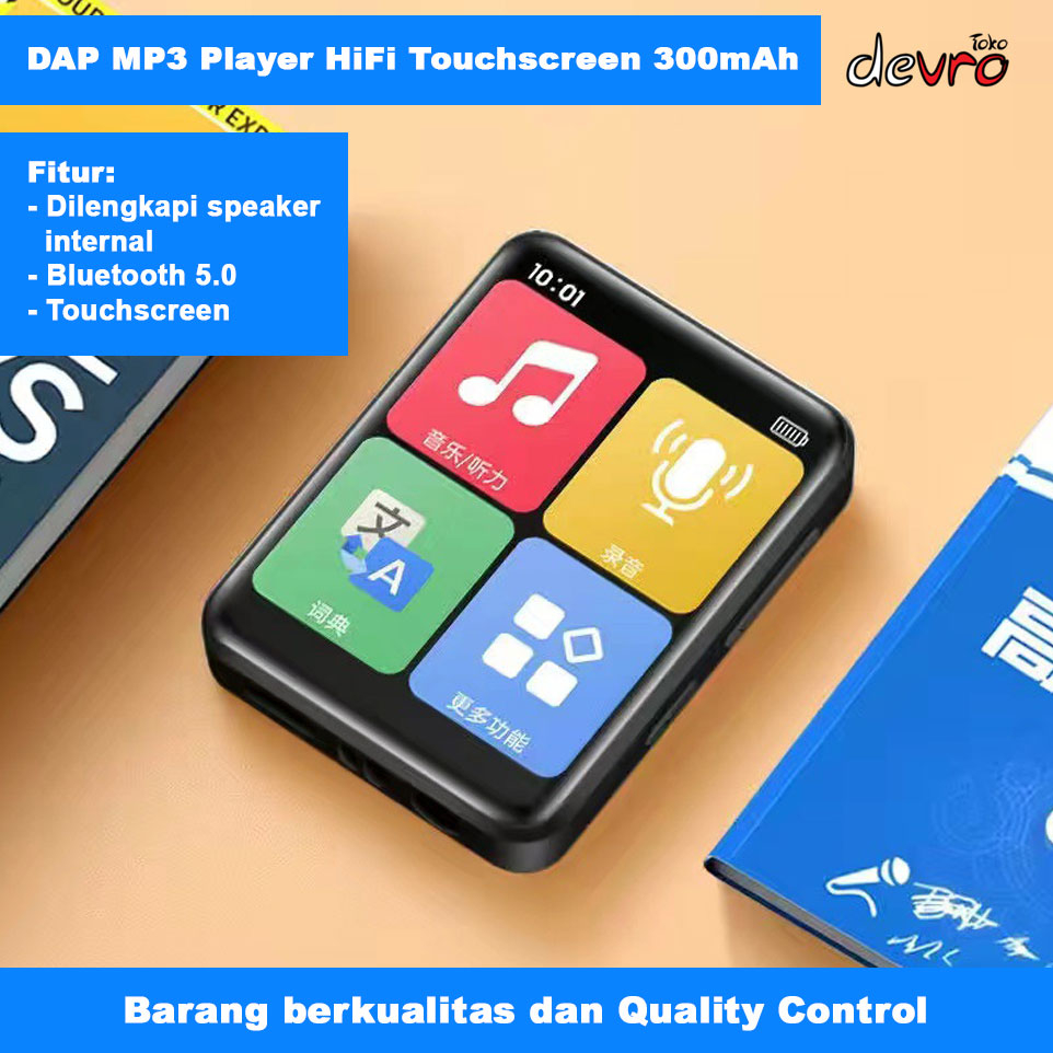 Jual DAP MP3 Player Digital Audio Player Bluetooth 5.0 HiFi Touchscreen ...