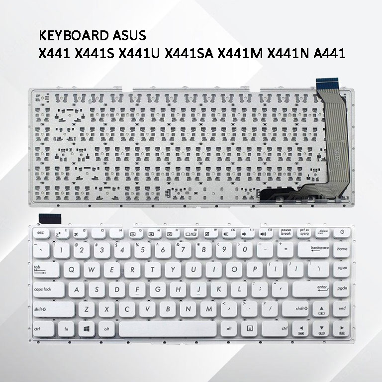 Jual Keyboard Asus X441 X441S X441SA X441SC X441U X441UA A441U WHITE ...