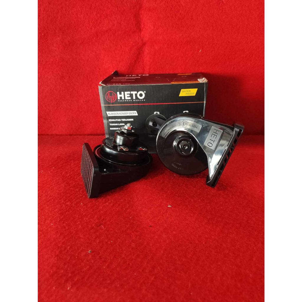 Jual Klakson HETO Satuan Suara Mobil 12 V Bisa Buat Motor & Mobil 100% ...