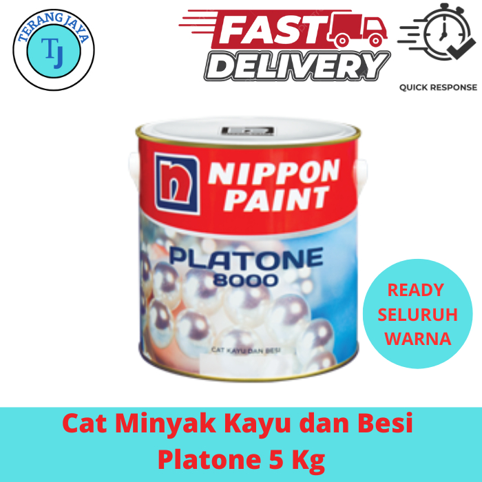 Jual Cat Platone 5kg Cat Minyak Kayu Besi | Shopee Indonesia