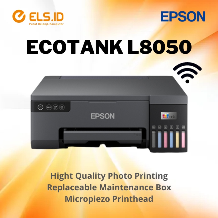 Jual Printer Epson EcoTank L8050 Wireless Ink Tank System | Shopee Indonesia