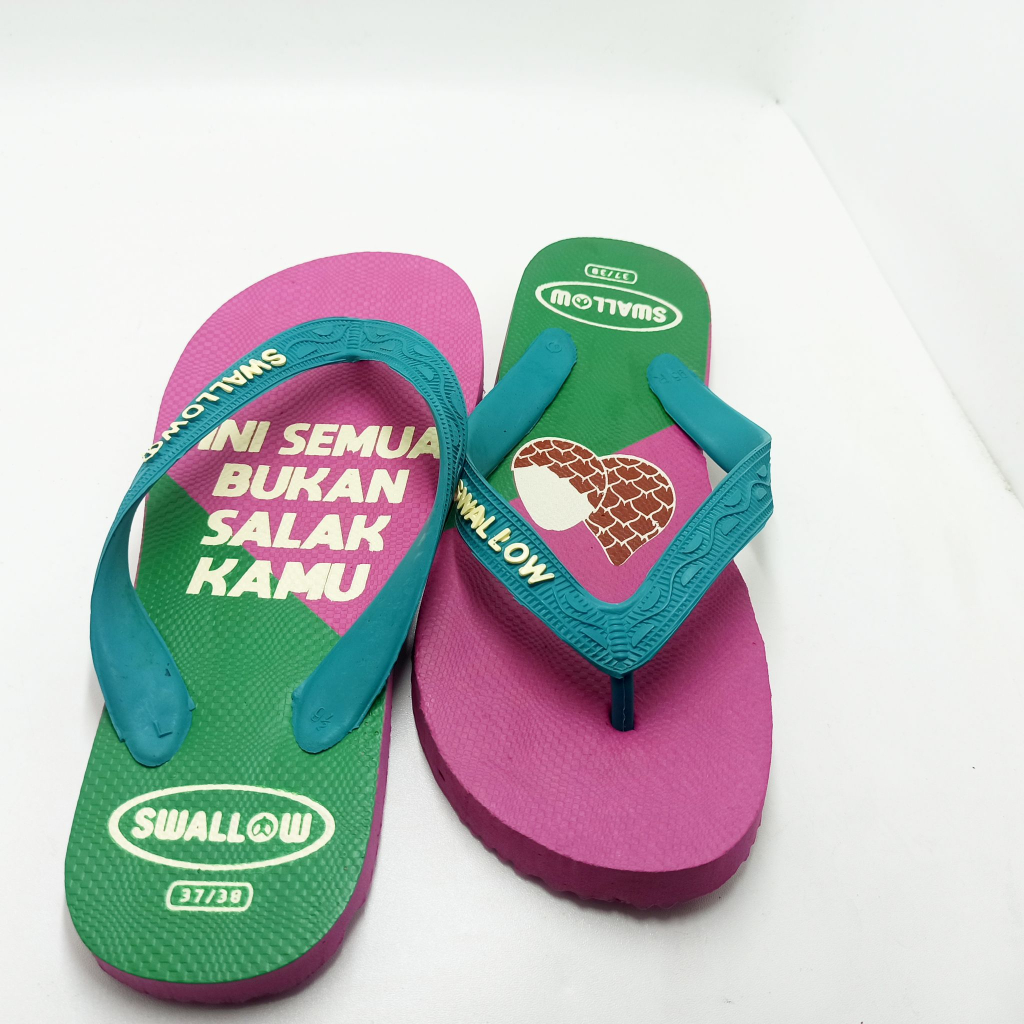 Jual Sandal Swallow Parodi Sendal Jepit Cewe Swalow Rumahan PARODI Laki ...