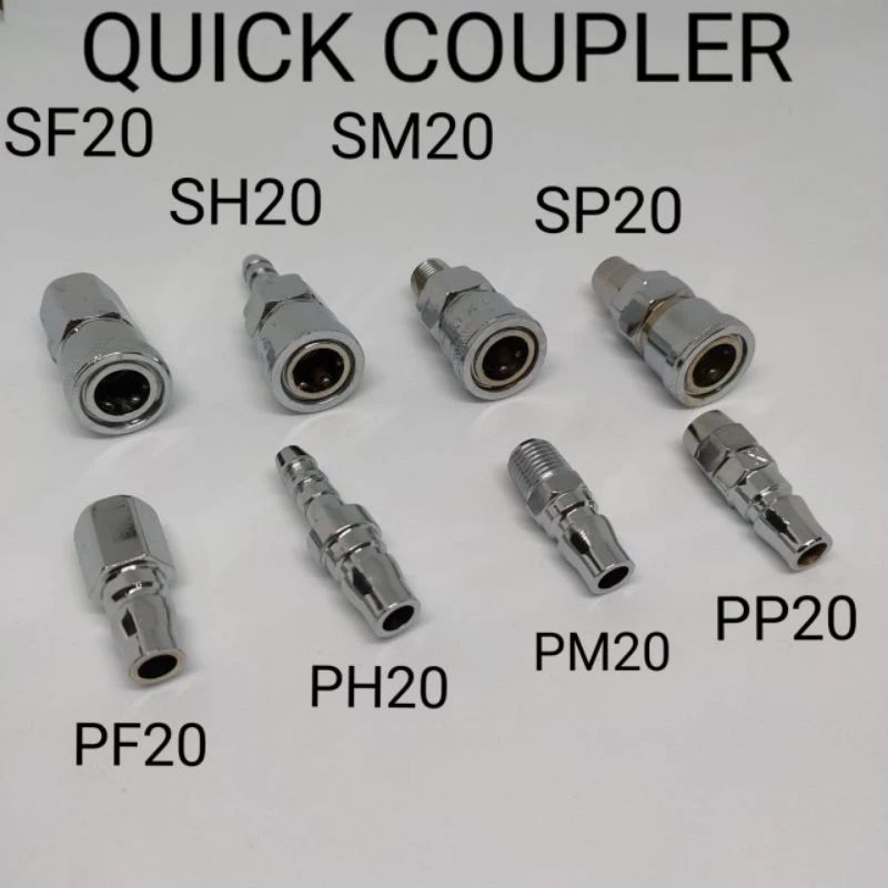 Jual Belter Quick Coupler SF20 Pf20 sh20 ph20 sm20 pm20 sp20 pp20 ...