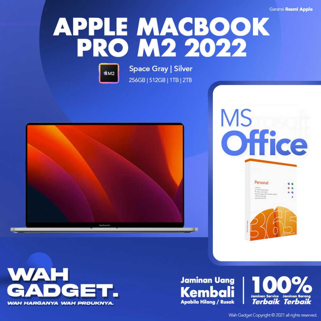 Jual Macbook Pro m2 13,3" 2022 8/256GB 8/512GB 16/512GB Grey - Silver Laptop Chip M2 | Shopee ...