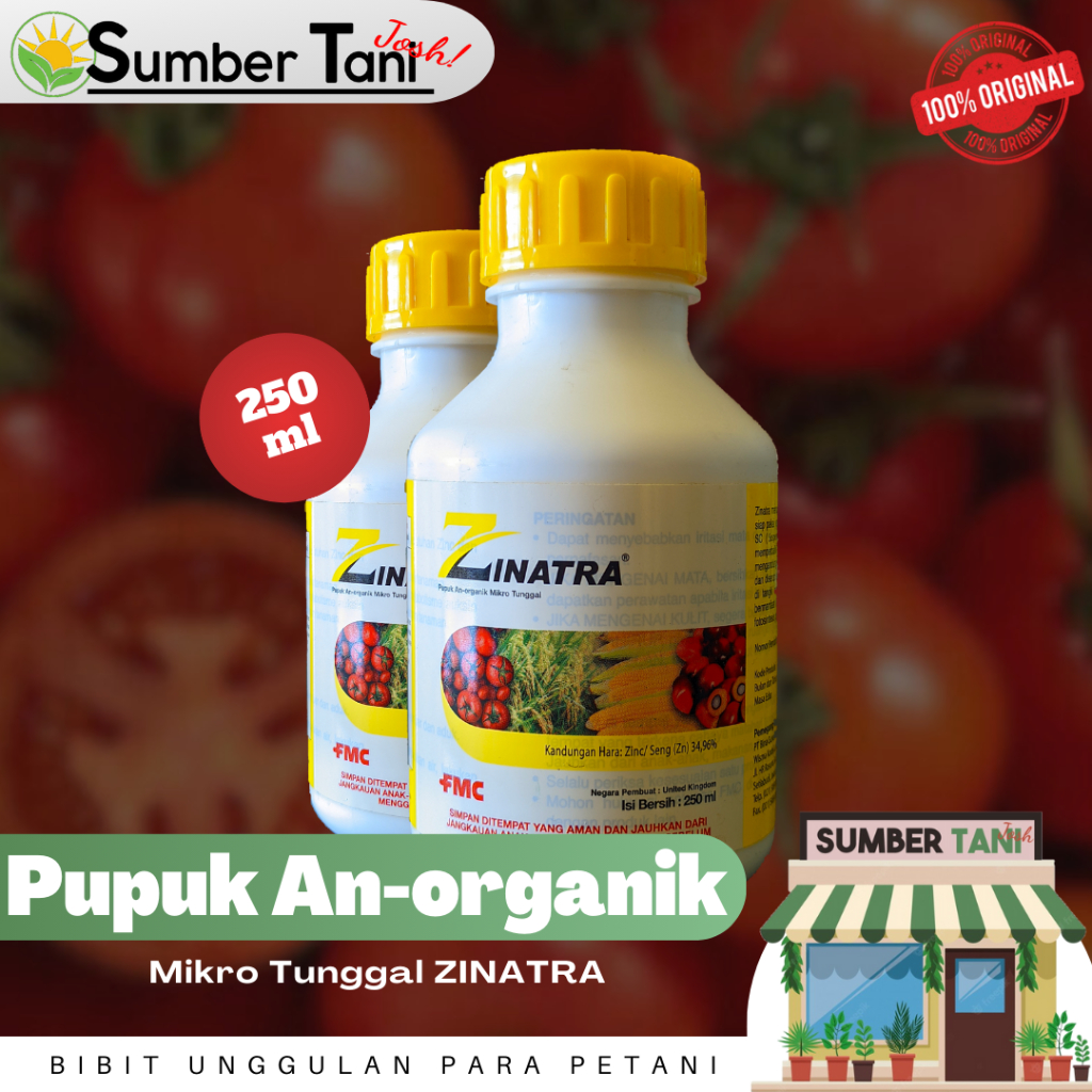 Jual PUPUK ANORGANIK ZINATRA KEMASAN 250 ML FMC | Shopee Indonesia