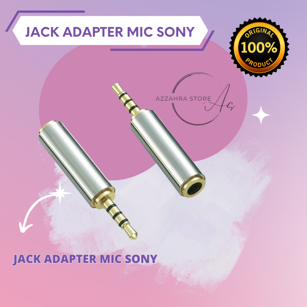 Jual Jack Audio 2.5mm to 3.5mm Adapter Converter Mic Fuji Colokan Kecil ...