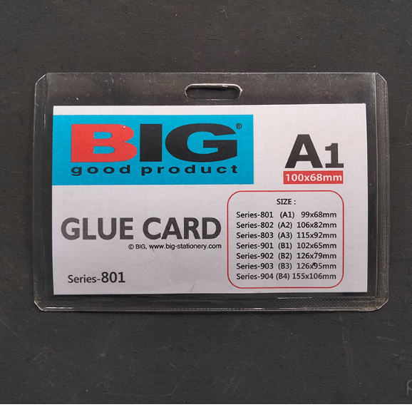 Jual NAME CARD A1 BIG / ID Card BIG Name Tag Card Holder A1 | Shopee ...
