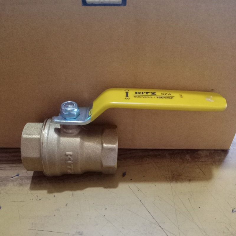 Jual ball valve kitz 1" 600wog original | Shopee Indonesia