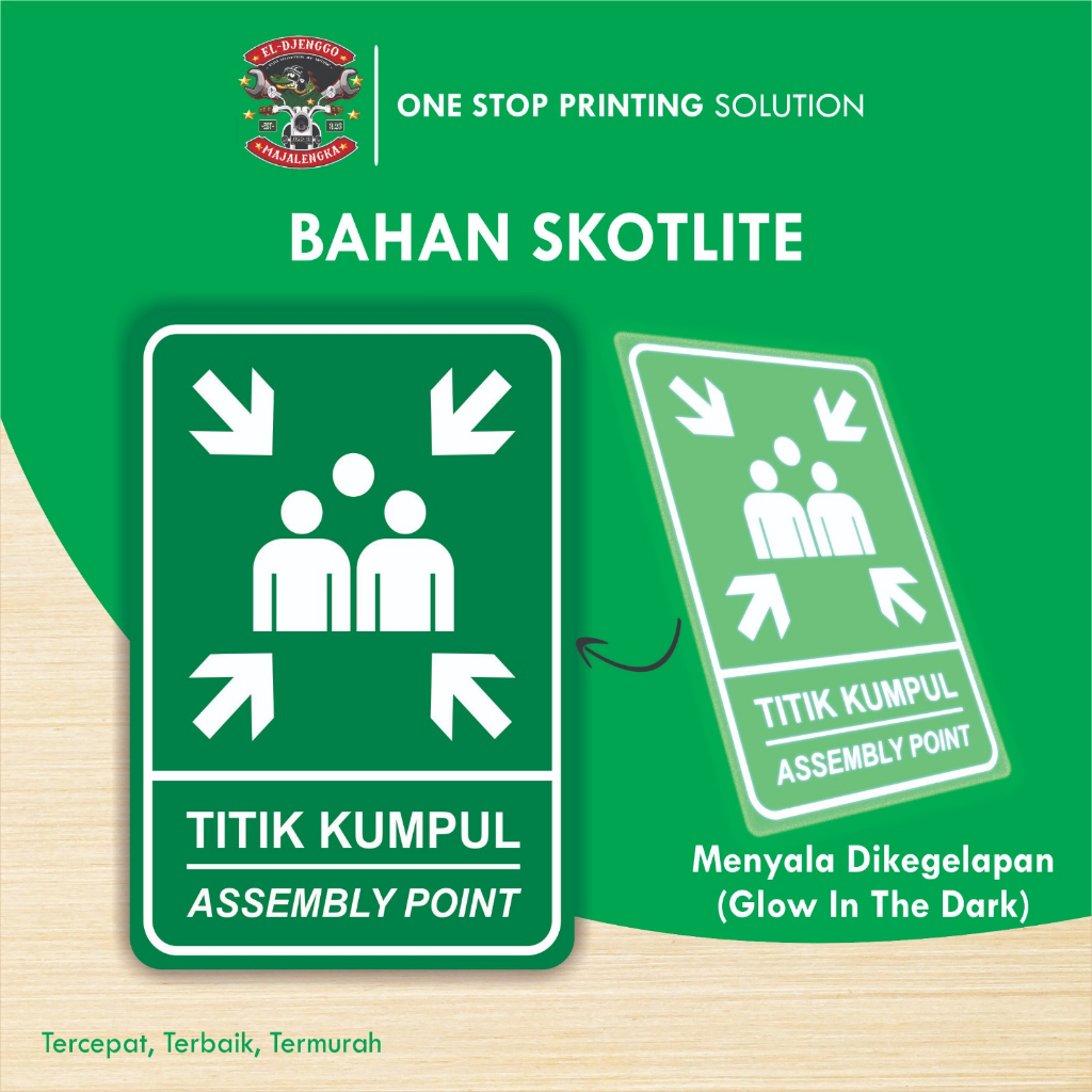 Jual STIKER RAMBU TITIK KUMPUL ASSEMBLY POINT | Shopee Indonesia