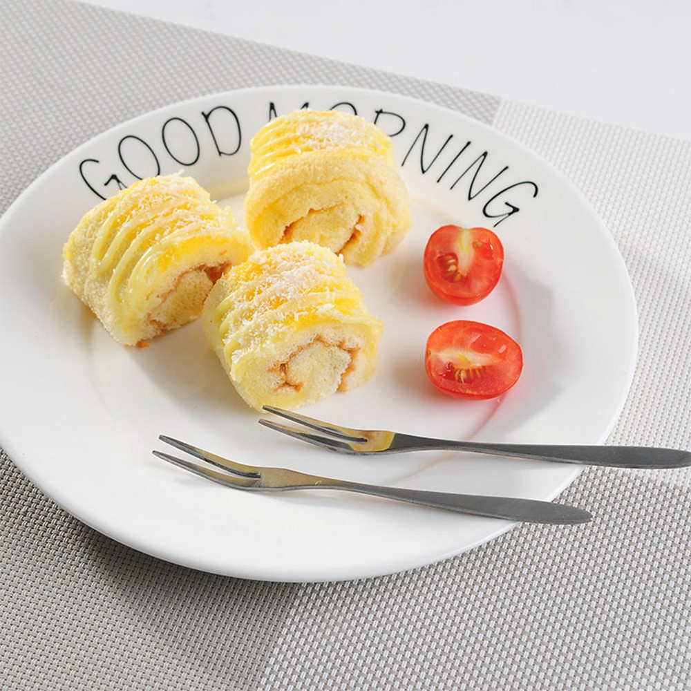 Jual Garpu Buah Stainless Tusukan Buah Kue Puding Garpu 2 Gigi Alat Tusuk Makanan Fruit Fork