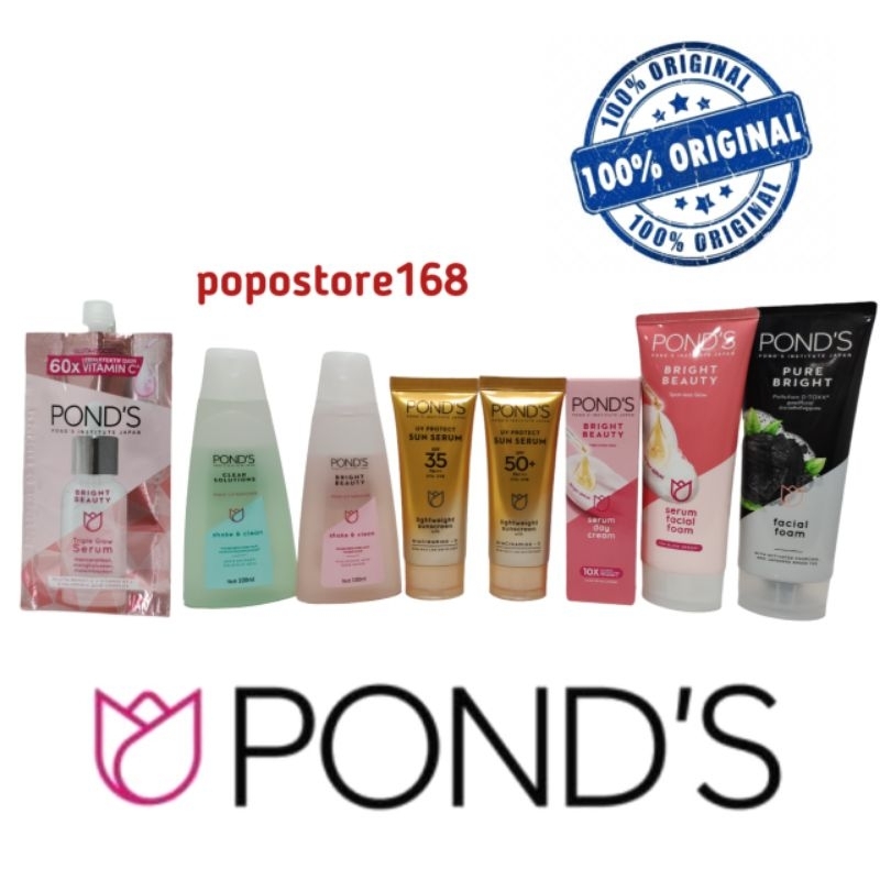 Jual SUNSCREEN PONDS/ FACIAL FOAM/ SERUM PONDS TRIPLE GLOW SERUM/ PONDS ...