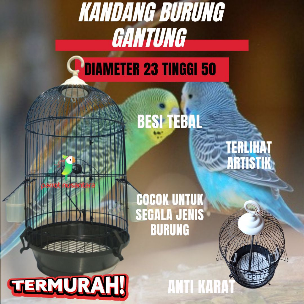 Jual SANGKAR S100 - Kandang Sangkar Rumah Hewan Burung Pleci Murai ...