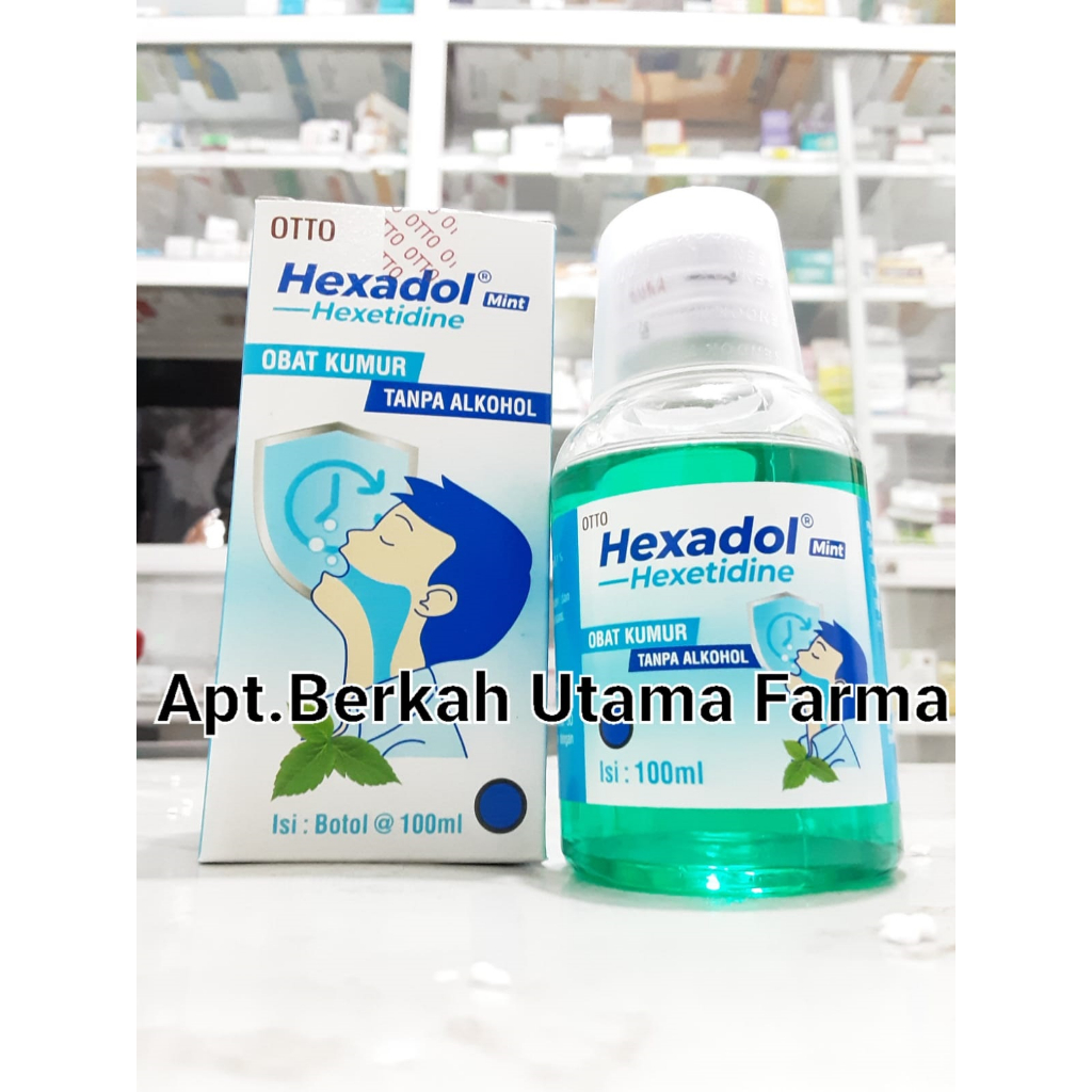 Jual Hexadol Mint Gargle 100 ml (Obat Kumur) | Shopee Indonesia