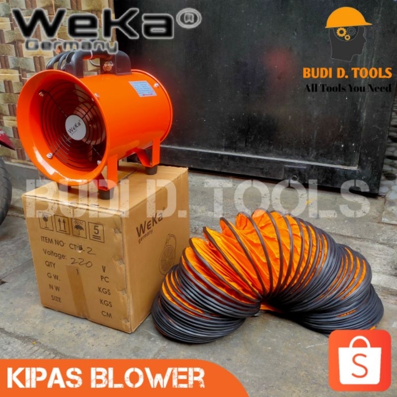 Jual Paket Lengkap Kipas Blower WeKa 8 Inch Dan Selang 5 Meter | Shopee Indonesia