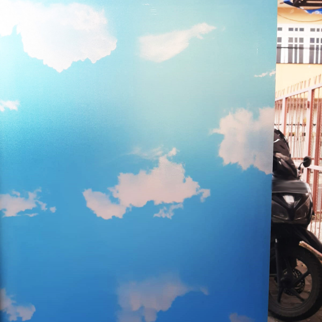 Jual Stiker Kaca Jendela Rumah Tidak Tembus Pandang Ukuran 45cm x 100cm ...