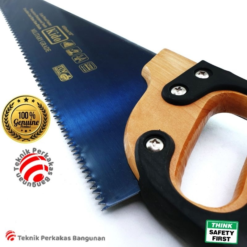 Jual Gergaji kayu tangan plat biru KIDO 18 inch / gergaji gorok ...