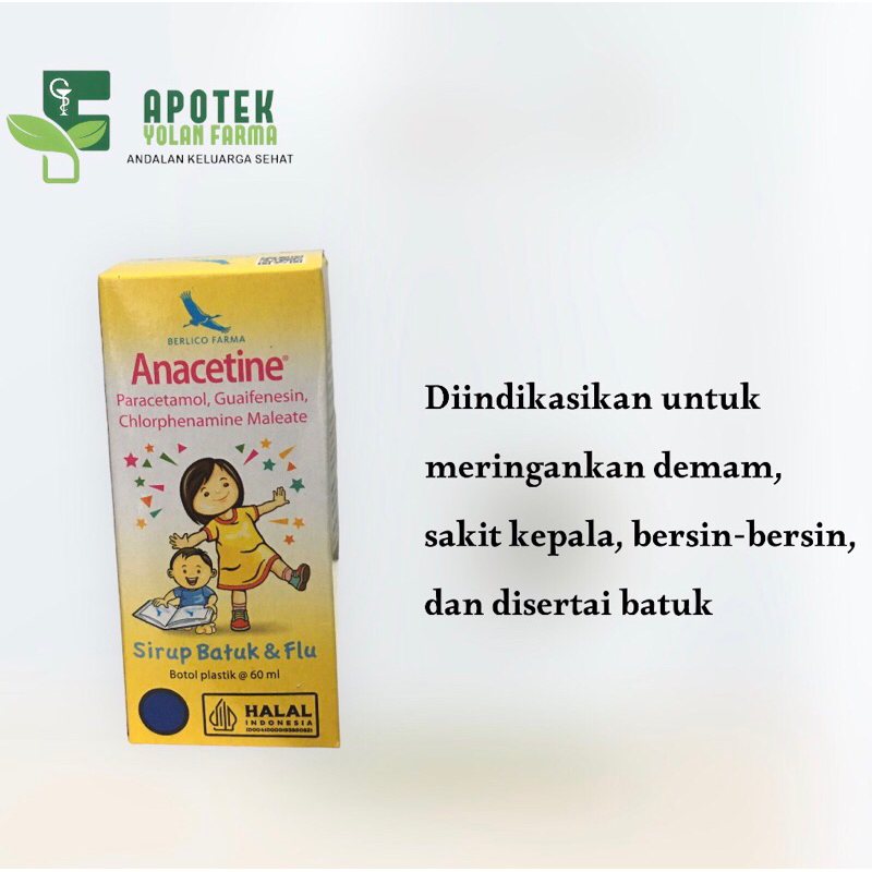 Jual Anacetin sirup Batuk Flu | Shopee Indonesia