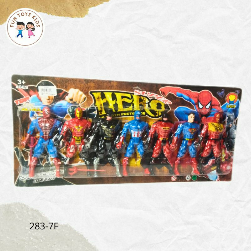 Jual Mainan Figur Superhero, Power rangers, Ultraman,Avengere,Mainan ...